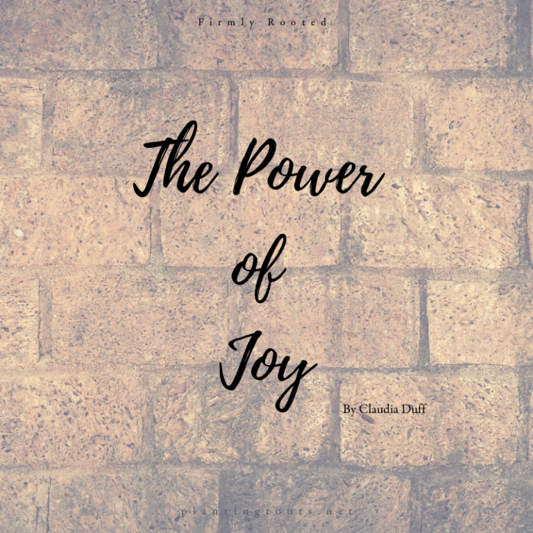 The Power of Joy • Planting Roots - Strength to Thrive Military Life