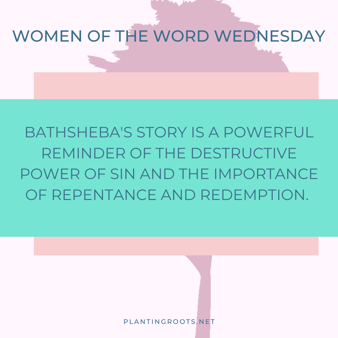 Bathsheba: Lust, Sin, and Redemption in Military Life • Planting Roots ...